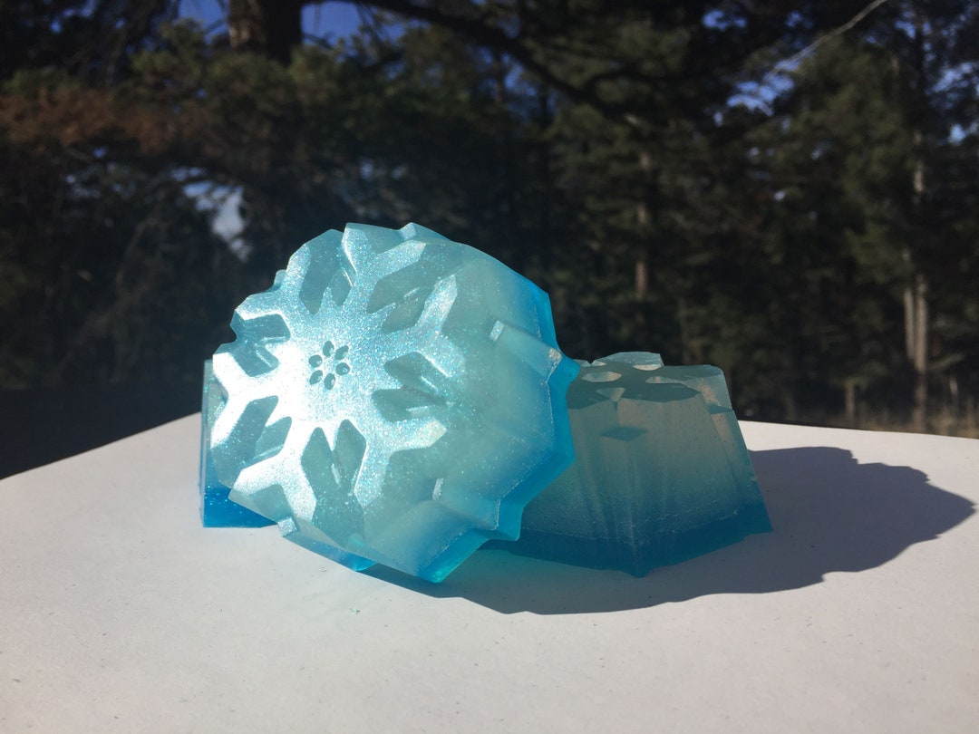 Snowflake Handmade Soaps Inspired by Elsa Soap Juniper Breeze Fragrance ...
