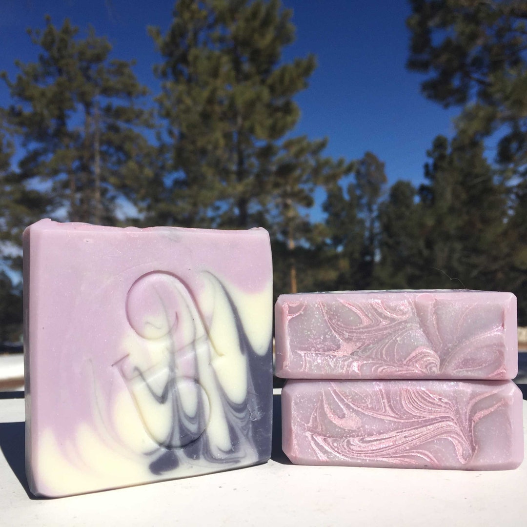 Lavender Handcrafted Soaps Cold Process Artisan Soap Bars Rich Luxurious 30% Shea and Mango ...