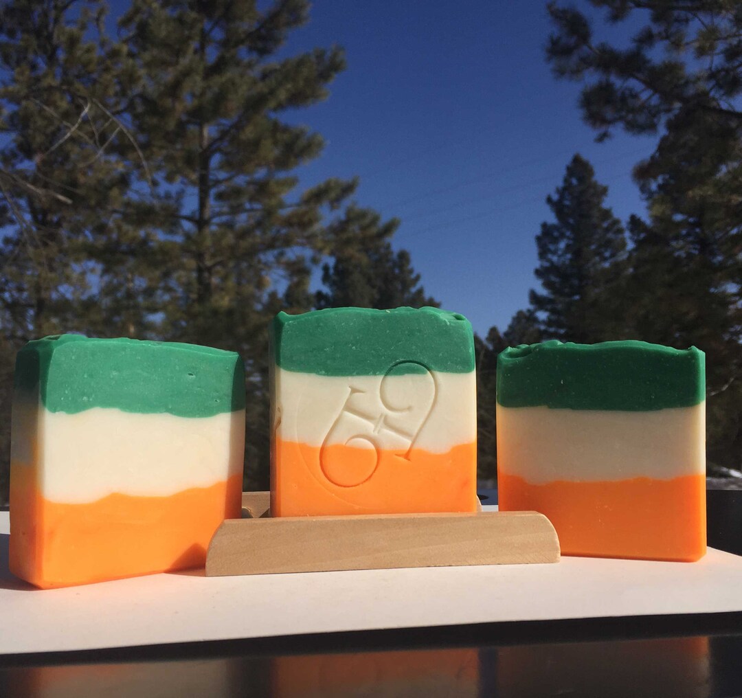 Ireland Flag Design Handmade Soap With Mild Subtle Sweet Grass Clover ...