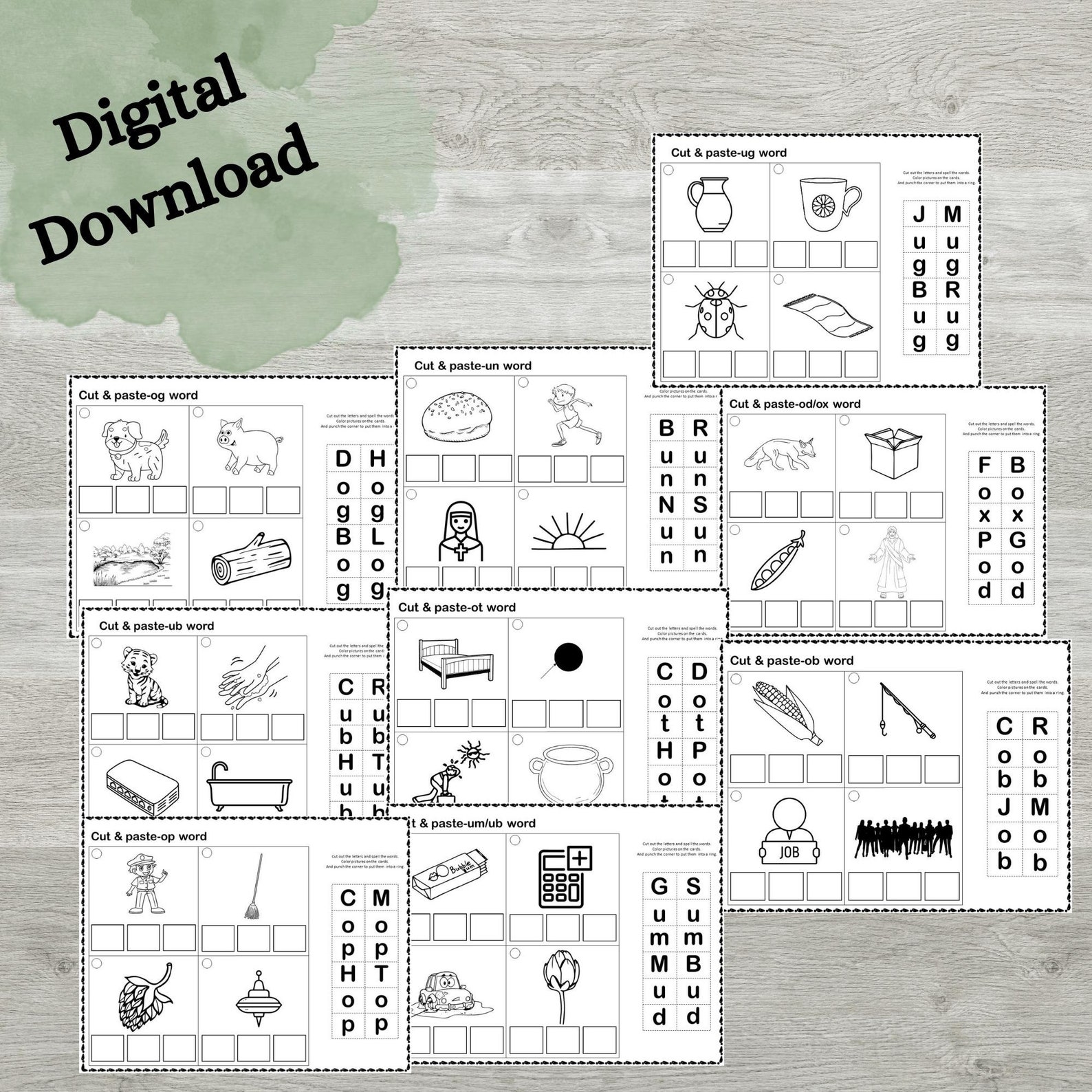 Learn to Read CVC Words | Kids Activities | Short Vowels | Three Letter ...