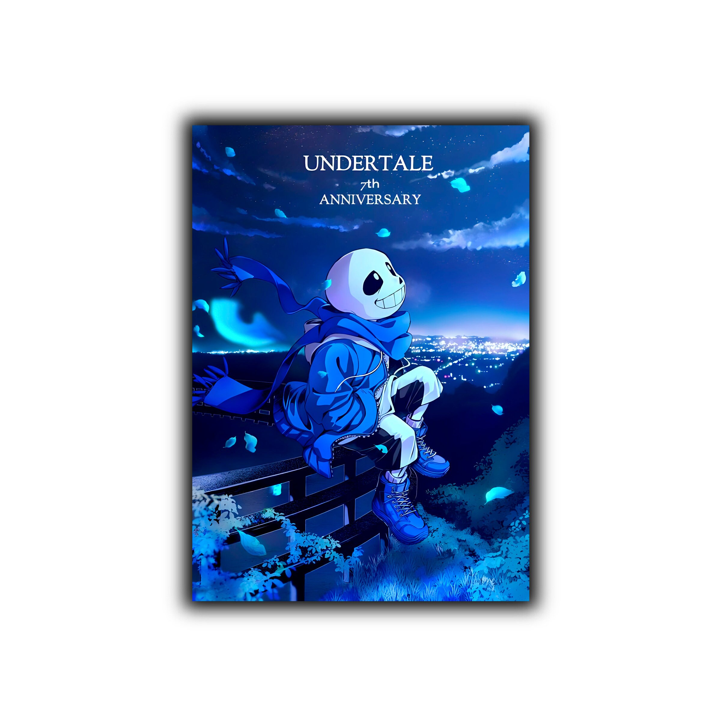 Undertale Video Game Canvas Print, Modern Wall Art Poster, Game Room ...