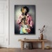 Jimi Hendrix Hand Drawn Modern Wall Art, Apartment Wall Decor ...