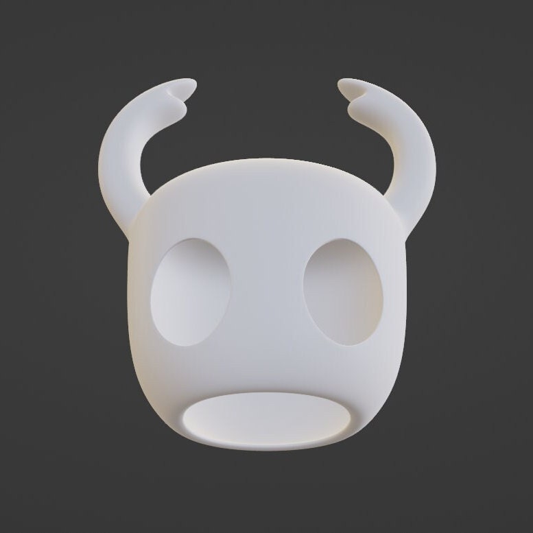 Hollow Knight, Knight Mask 3D Model - Cosplay, Prop - Etsy