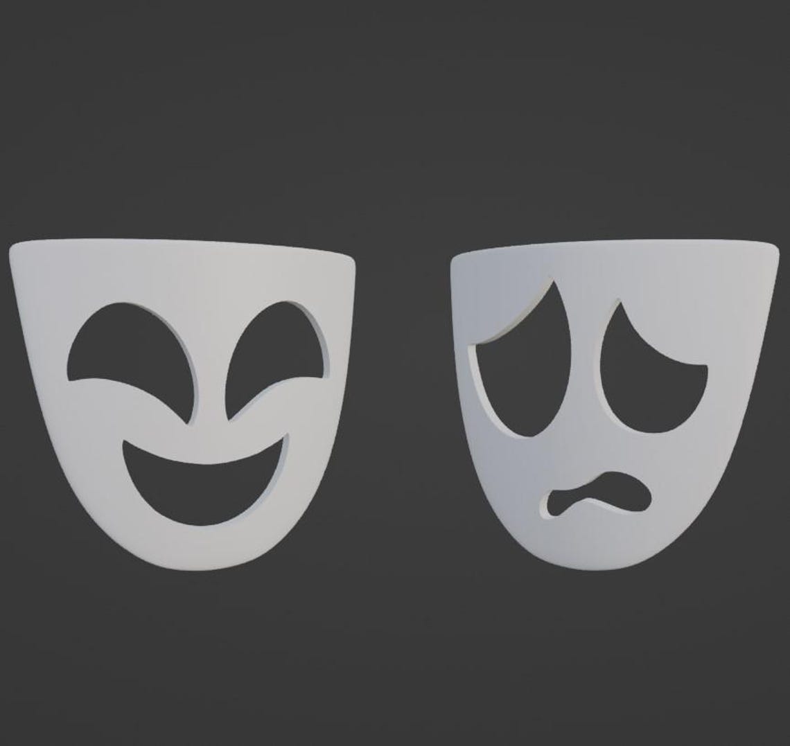 Gangle Masks 3D Model - Digital Circus Cosplay, Prop - Etsy