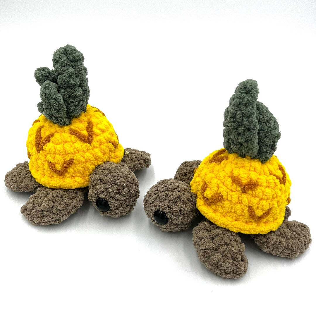 Fruitles (fruit Turtles) Crochet Pineapple Turtle - Etsy