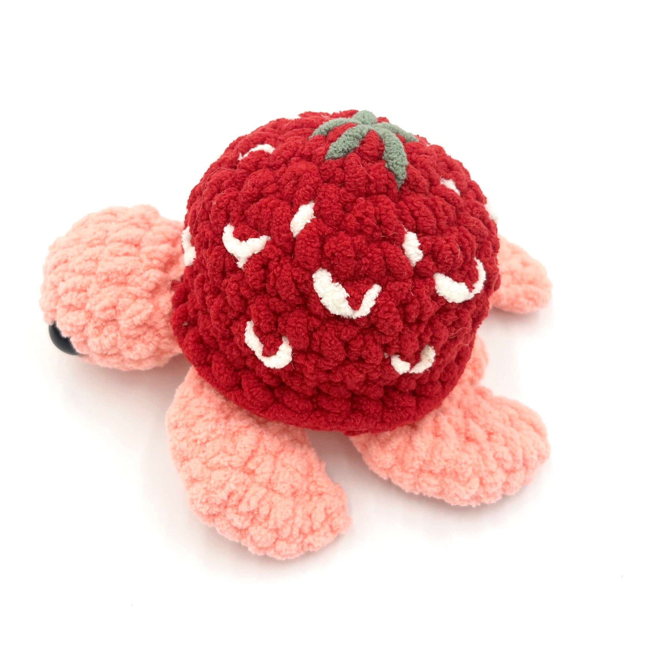 Fruitles (fruit Turtles) Crochet Strawberry Turtle - Etsy