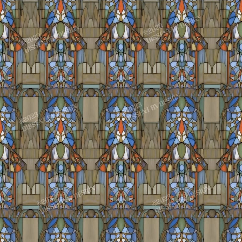 Stained Glass Digital Paper Pack - Stained Glass Backgrounds - Stained ...