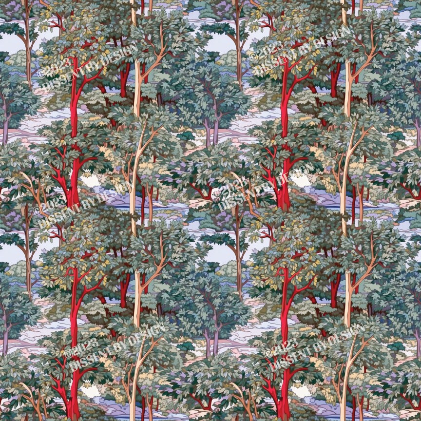 Beautiful Trees Digital Paper Pack - Forest Backgrounds - Forest Craft ...