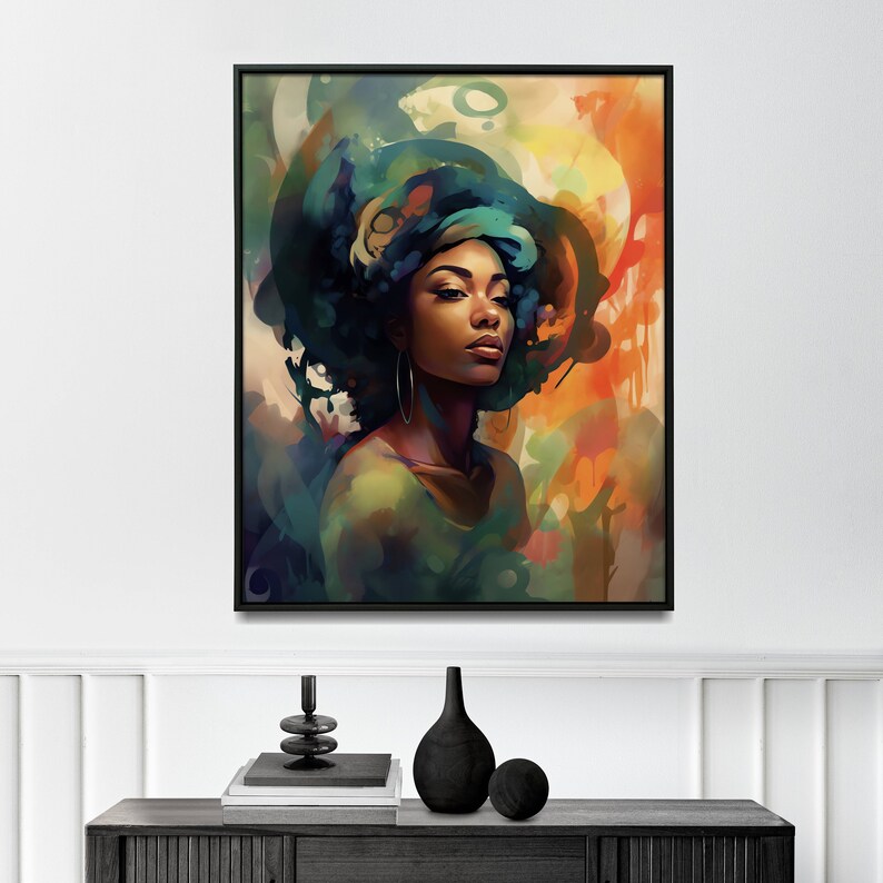 Black Girl Aesthetic Poster Print African American Art - Etsy