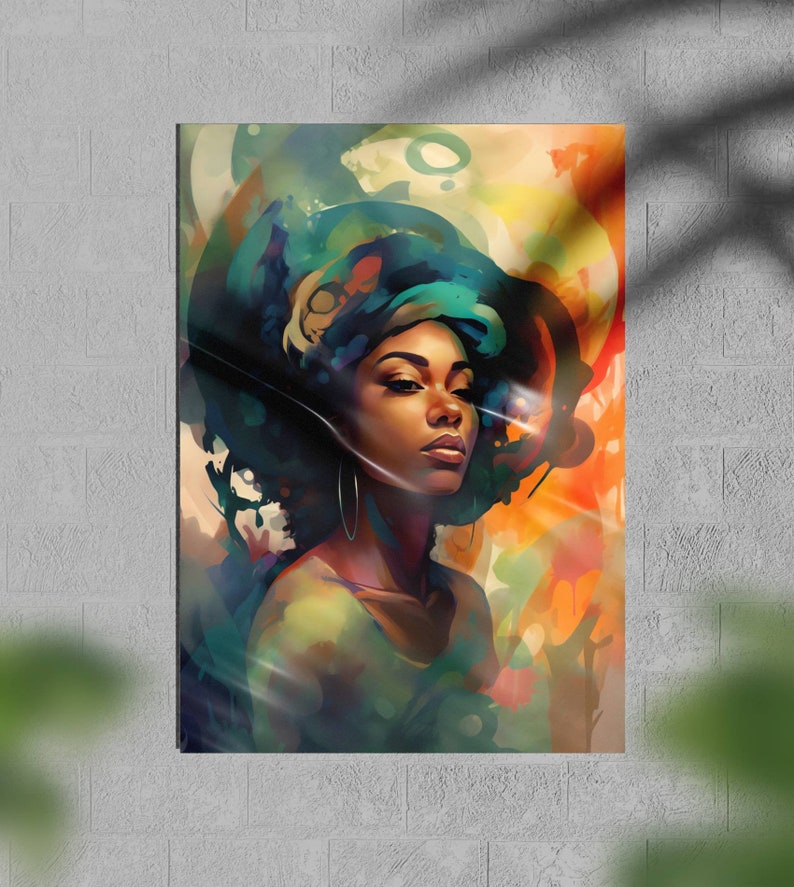 Black Girl Aesthetic Poster Print African American Art - Etsy
