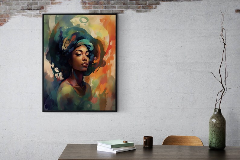 Black Girl Aesthetic Poster Print African American Art - Etsy