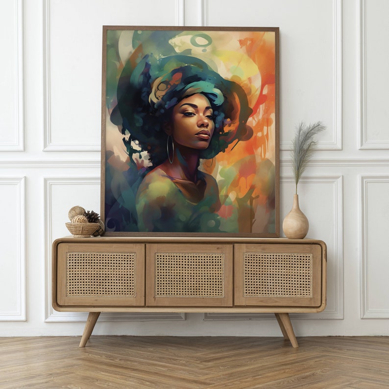 Black Girl Aesthetic Poster Print African American Art - Etsy