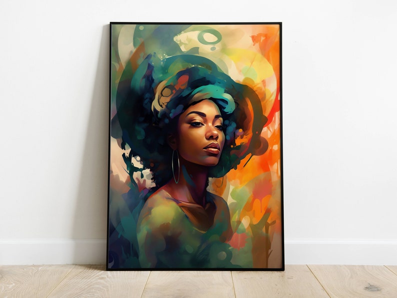 Black Girl Aesthetic Poster Print African American Art - Etsy