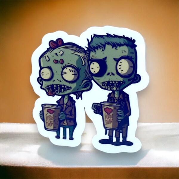 Zombie Stickers - Etsy