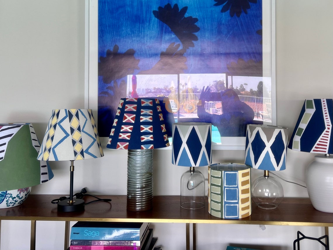 Sea Flags - Hand Painted Lamp Shade - Etsy