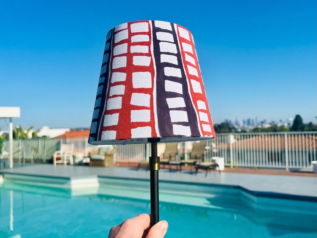 Get Him to the Greek! Hand Painted Lampshade With Farrow and Ball Paint ...