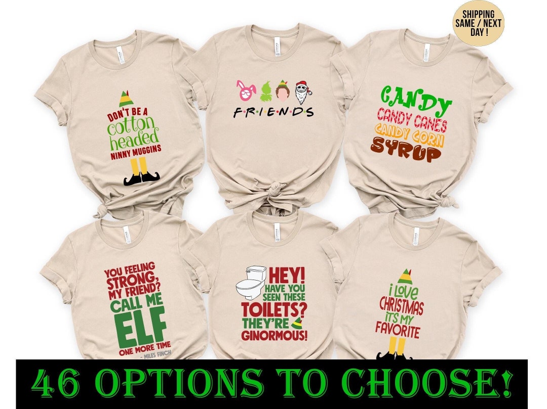 Elf Movie Quote Shirt, Buddy the Elf Shirts,cotton Headed, Christmas ...