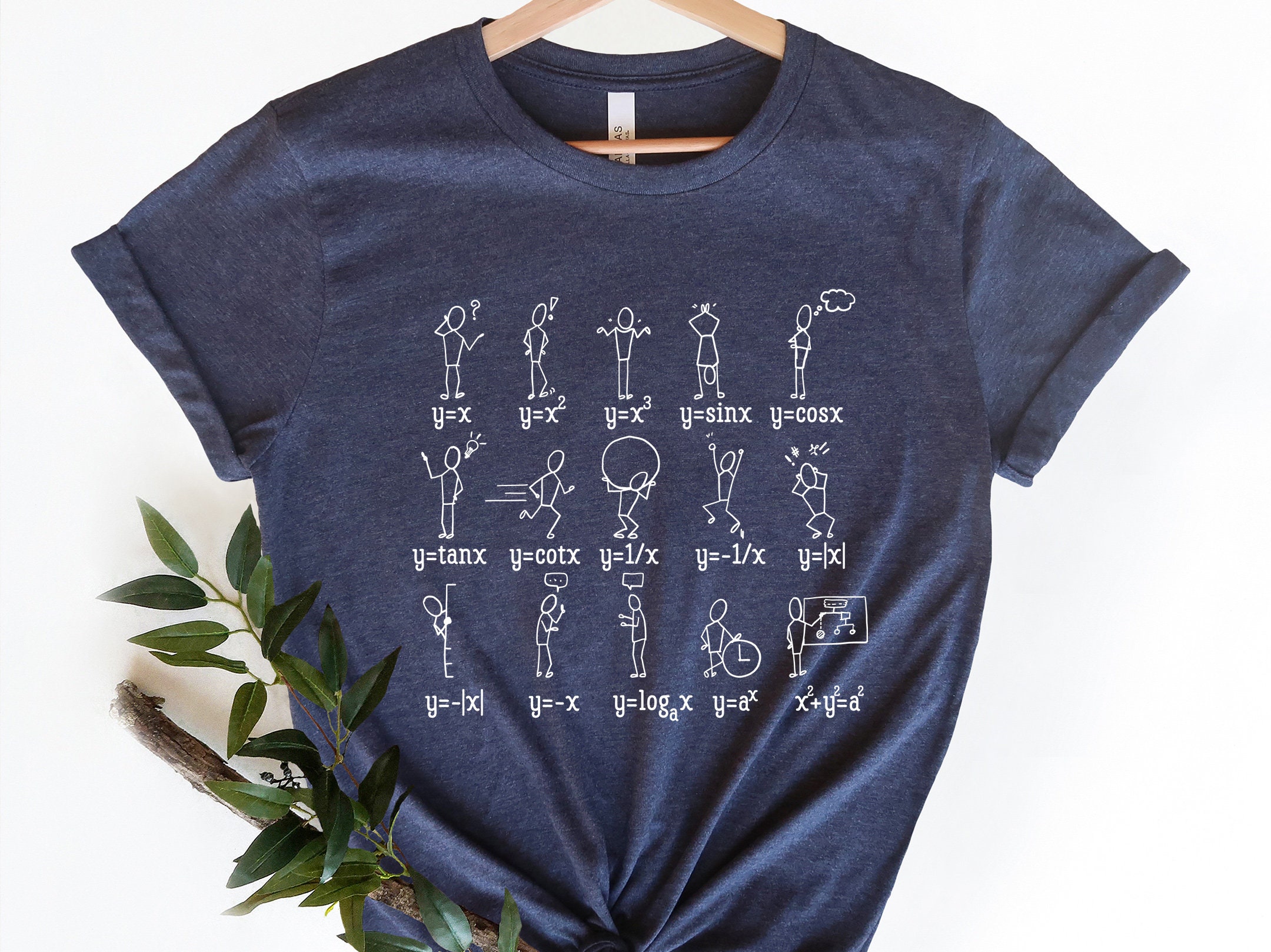 Funny Math Teacher Shirtstick Figure Shirtmath Lover - Etsy