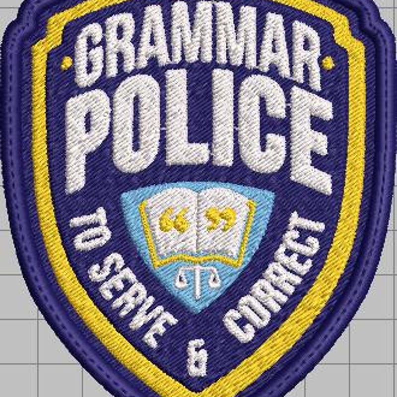 Grammar Police - Etsy