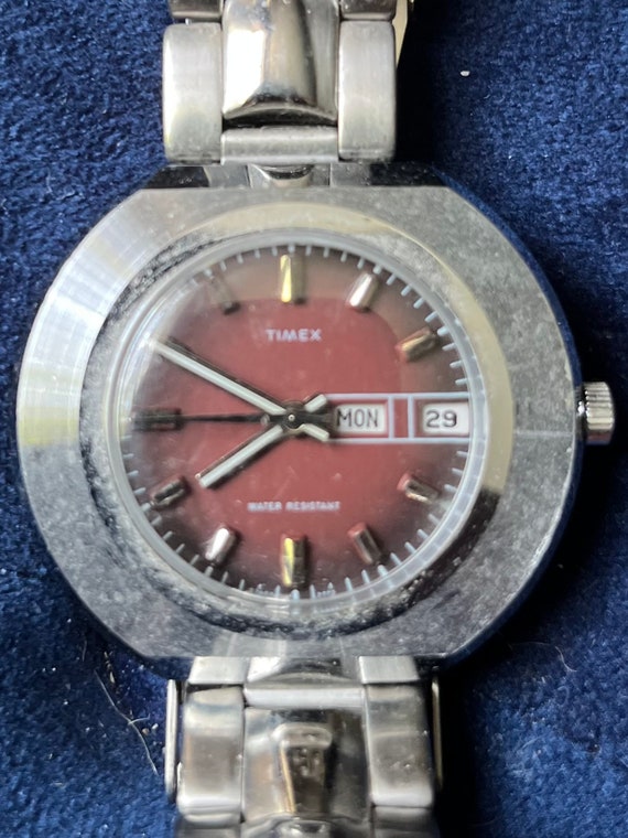 Retro Timex Men's Watch 1973 White Dial Manual Wind M… - Gem