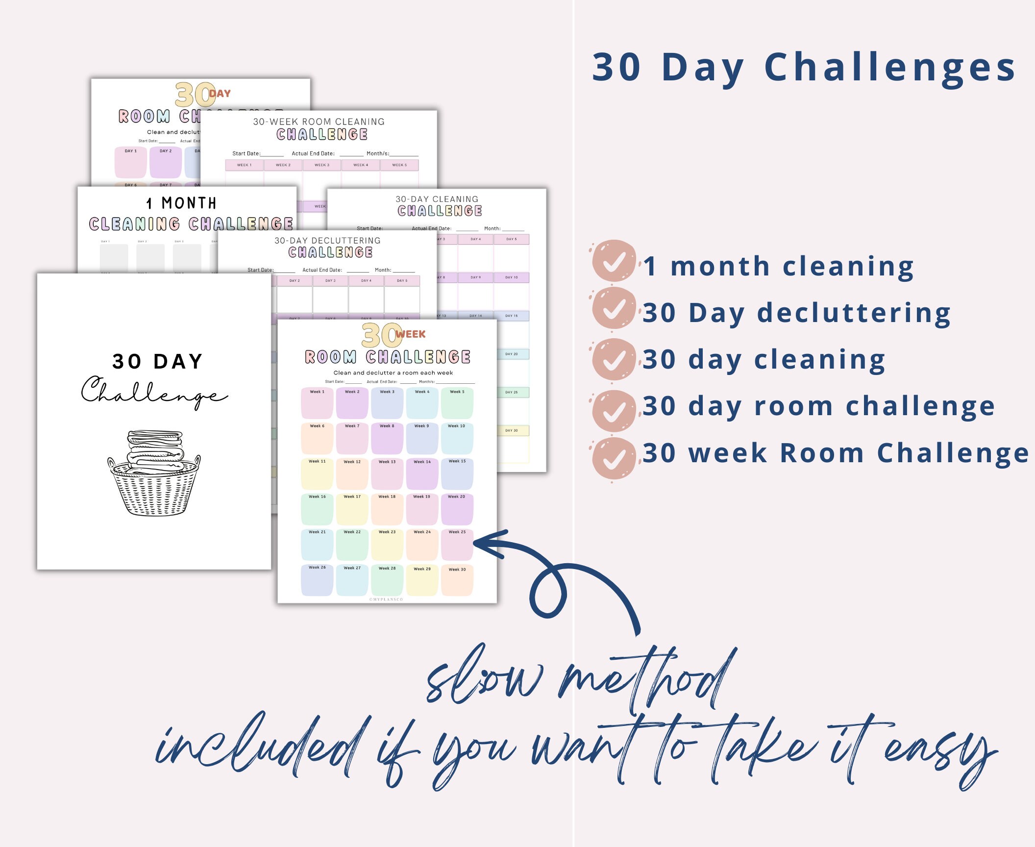 ADHD Cleaning Planner Bundle, Printable Cleaning Binder, Cleaning ...