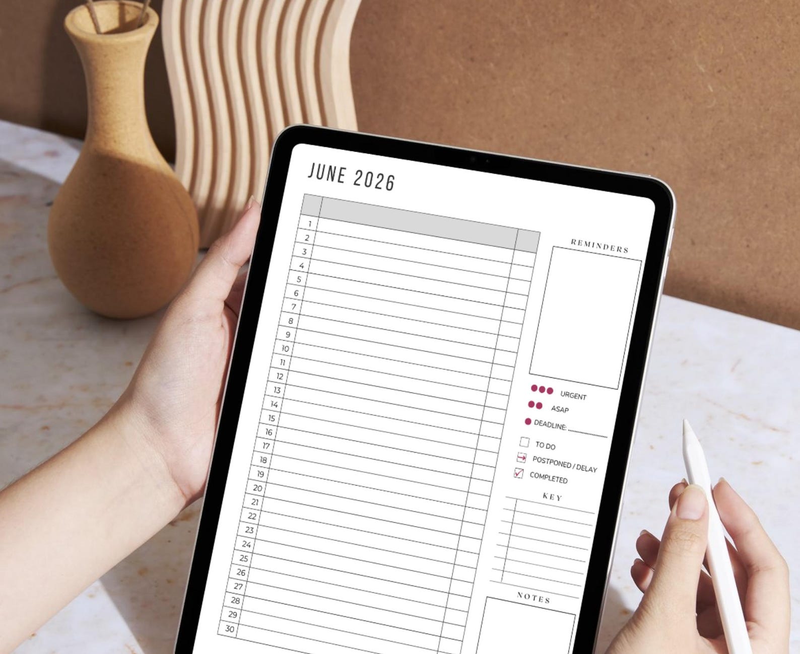 2026 Monthly Planner: Printable Calendar & Tracker (a4/a5/letter PDF ...