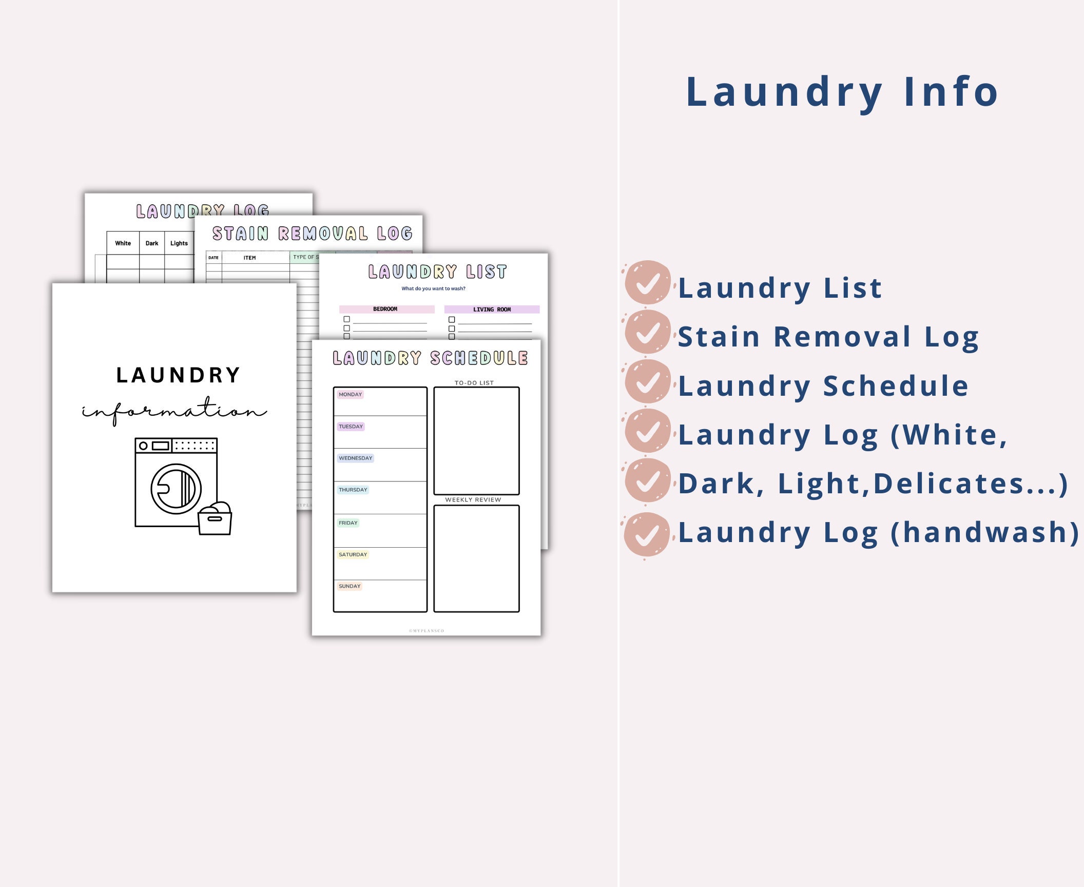 ADHD Cleaning Planner Bundle, Printable Cleaning Binder, Cleaning ...