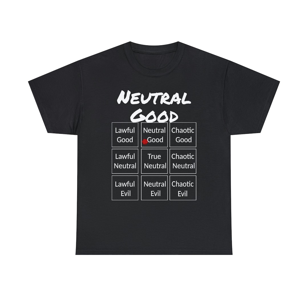 Neutral Good, Alignment, Dungeons and Dragons, DND, Dnd, D&D, Unisex ...