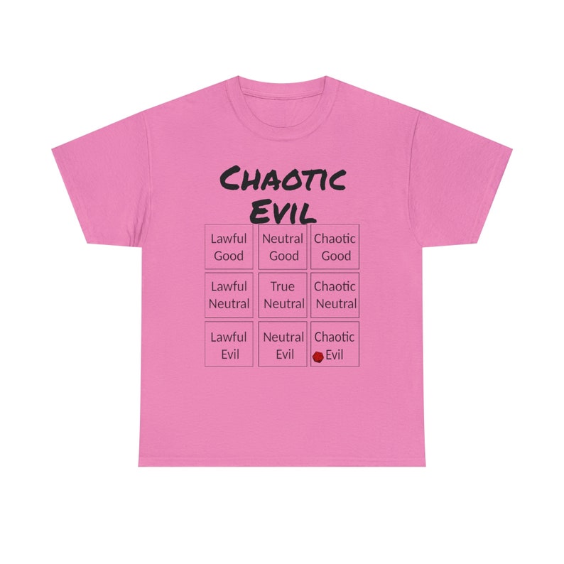 Chaotic Evil, Alignment, Dungeons and Dragons, DND, Dnd, D&D, Unisex ...