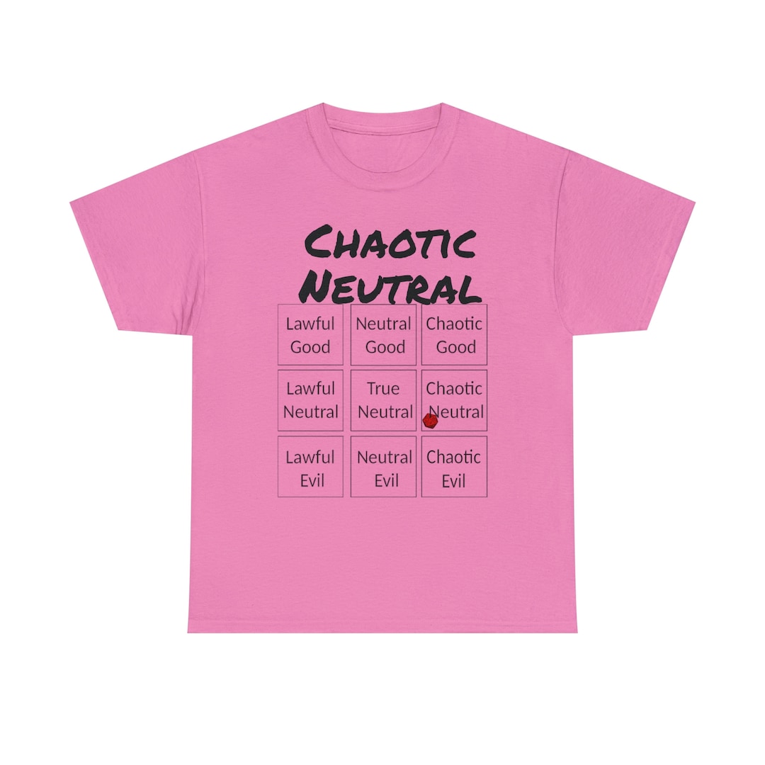 Chaotic Neutral, Alignment, Dungeons and Dragons, DND, Dnd, D&D, Unisex ...