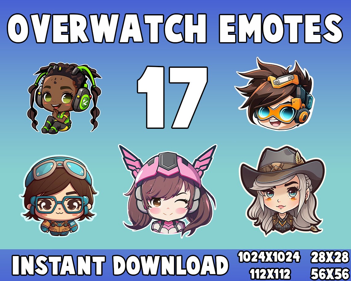 Overwatch Female Characters BUNDLE Lucio / Tracer / Mei / DVA / Ash ...