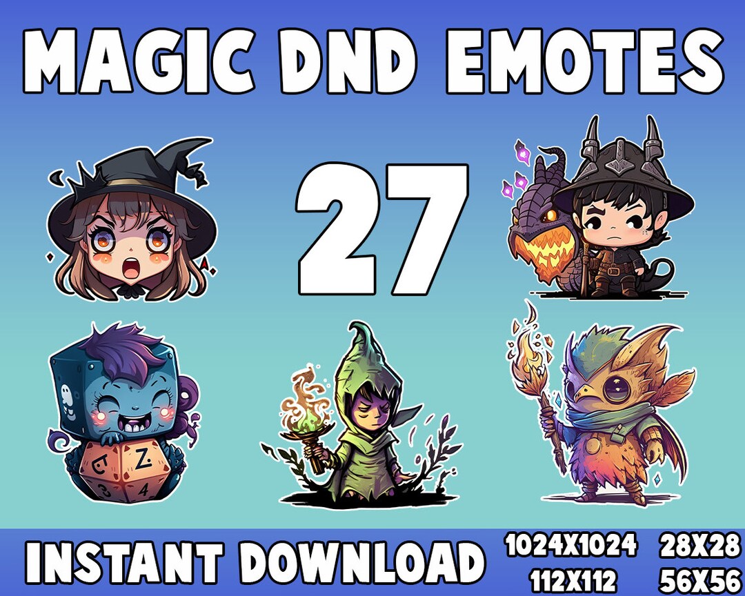 Dungeon and Dragons Characters / Magic / Dragons Twitch / Youtube ...