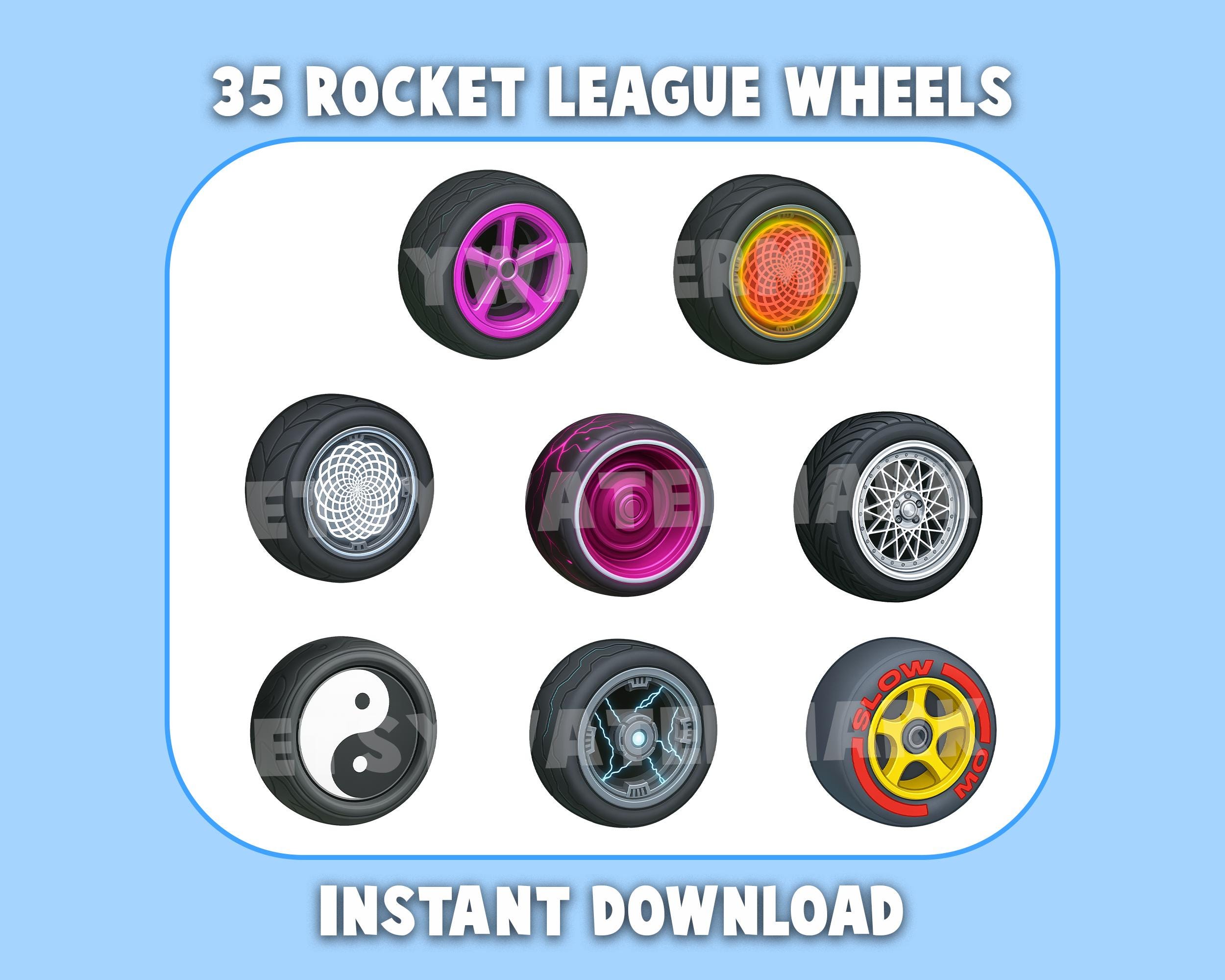 35 Rocket League Wheels | Twitch Emotes, Sub Badges, Discord & Youtube ...