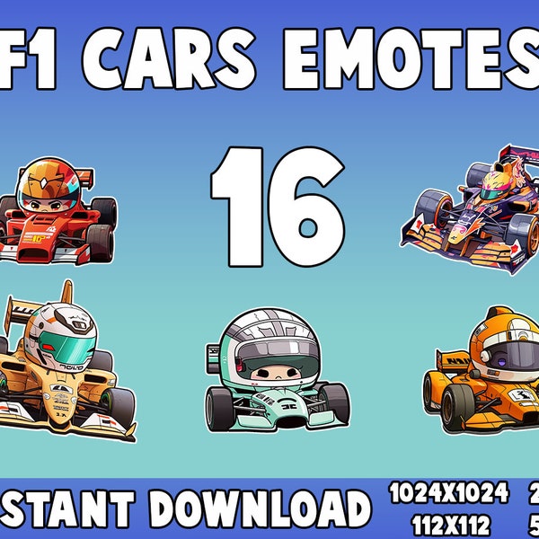 Formula 1 Twitch Emotes - Etsy