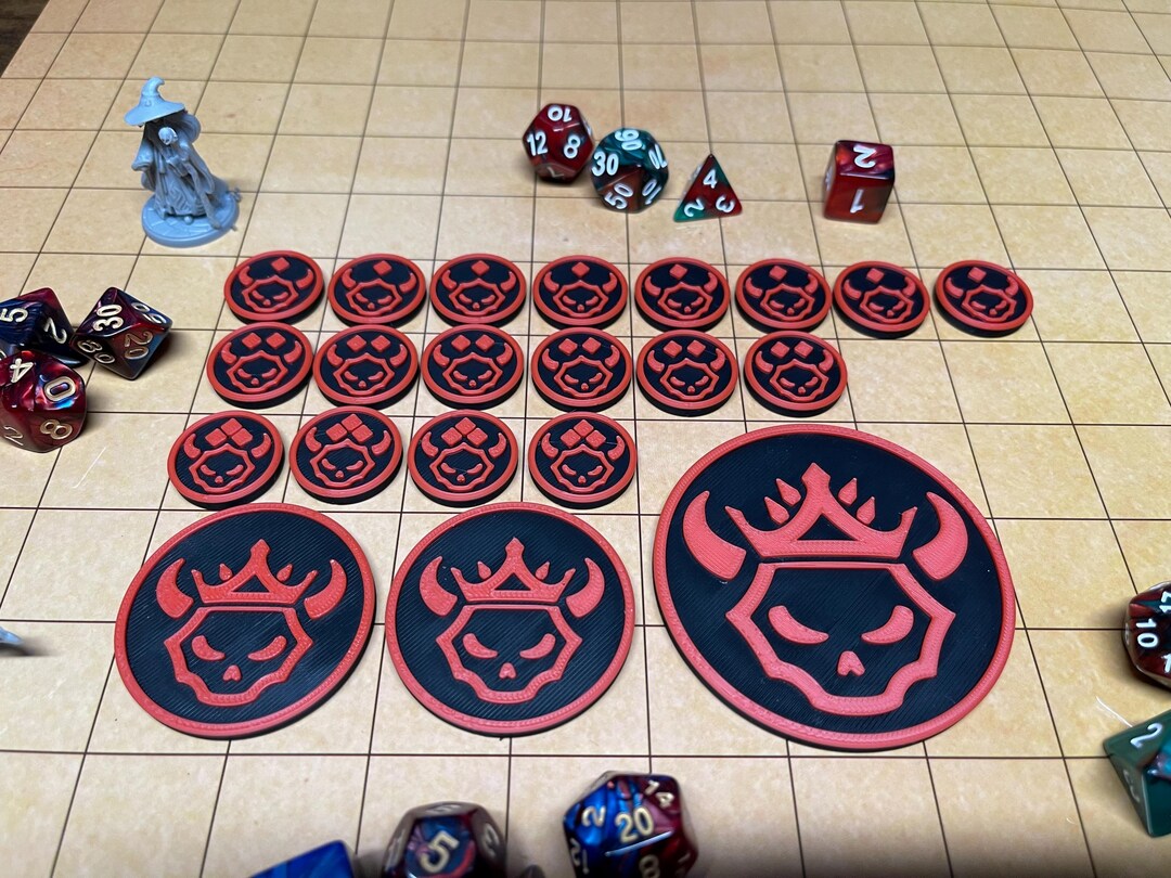 Skeletal Enemy Token SET - Dungeons and Dragons - Tabletop Gaming ...