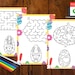Easter Mazes Coloring Book, Easter Coloring Pages for Kids, Easter ...