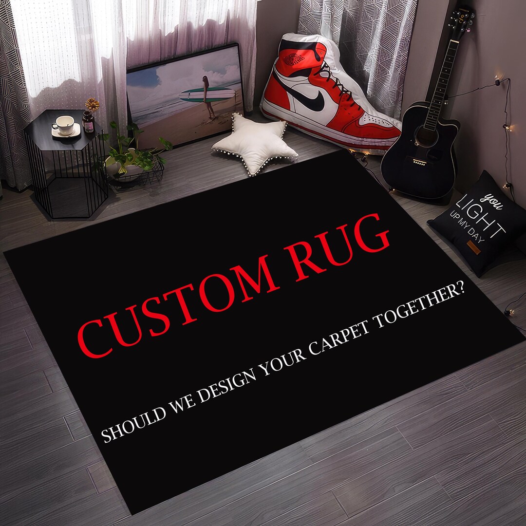 Custom Rug – Personalized Carpet for Bedroom or Living Room, Design ...