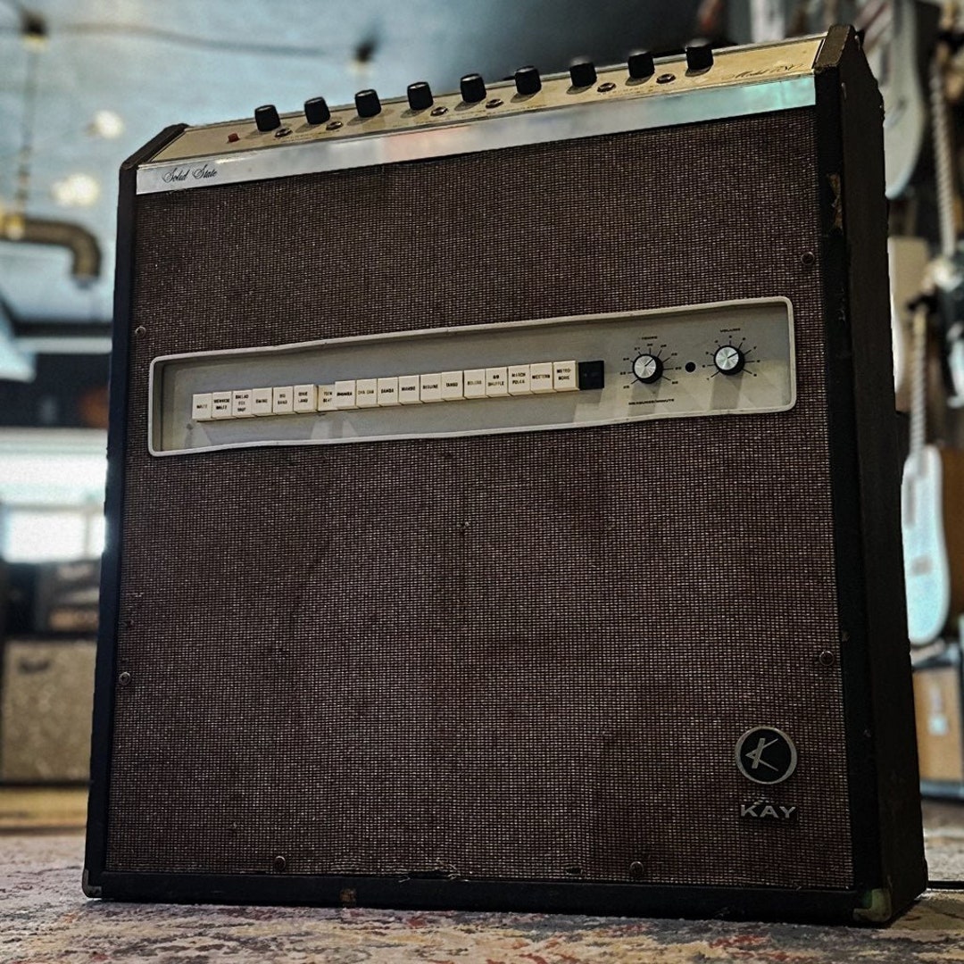 1967 Kay Model 780 - Select-a-rhythm - Drum Machine Guitar Amp - Etsy