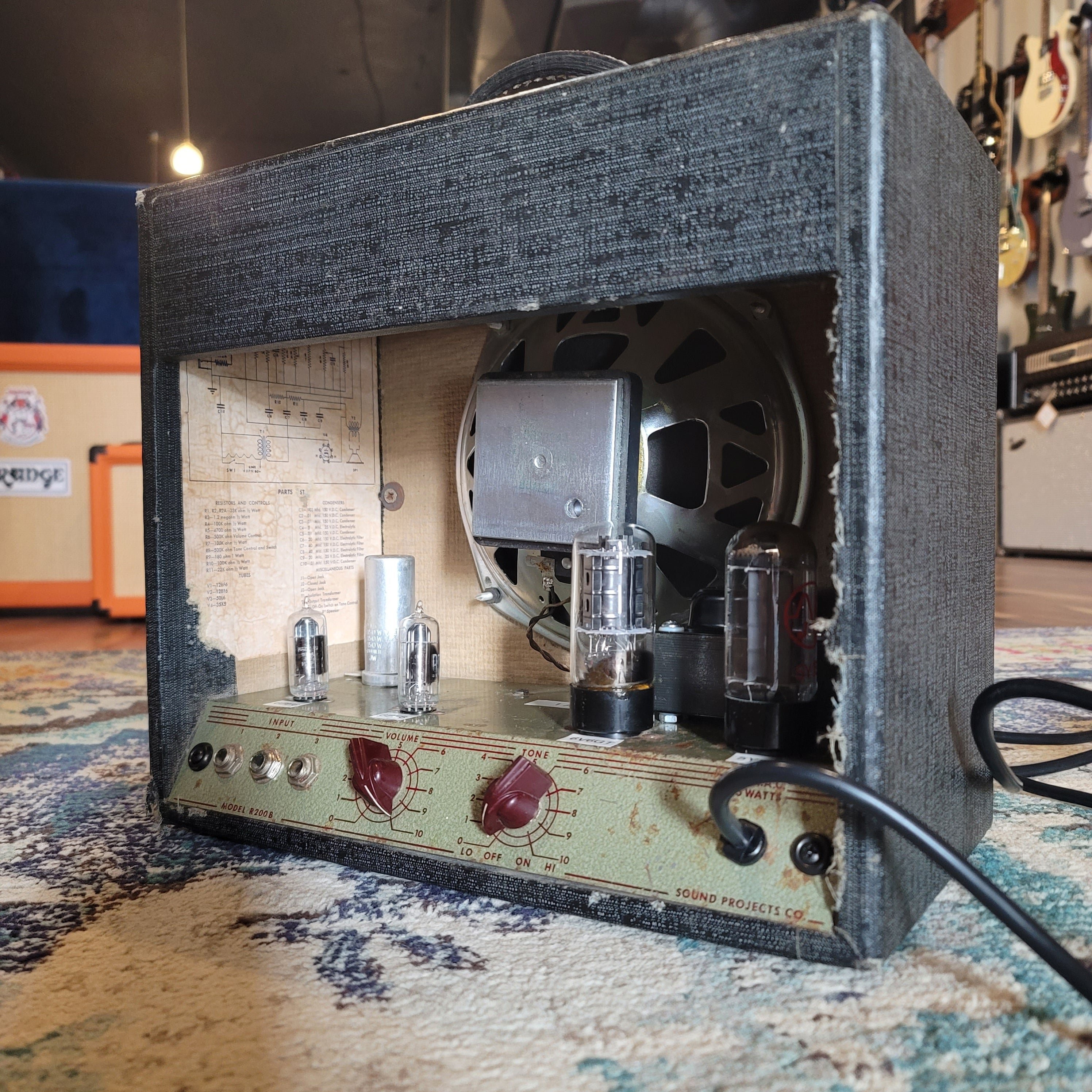 1963 Lectrolab - Sound Projects - R200B Tube Combo Amp - Etsy