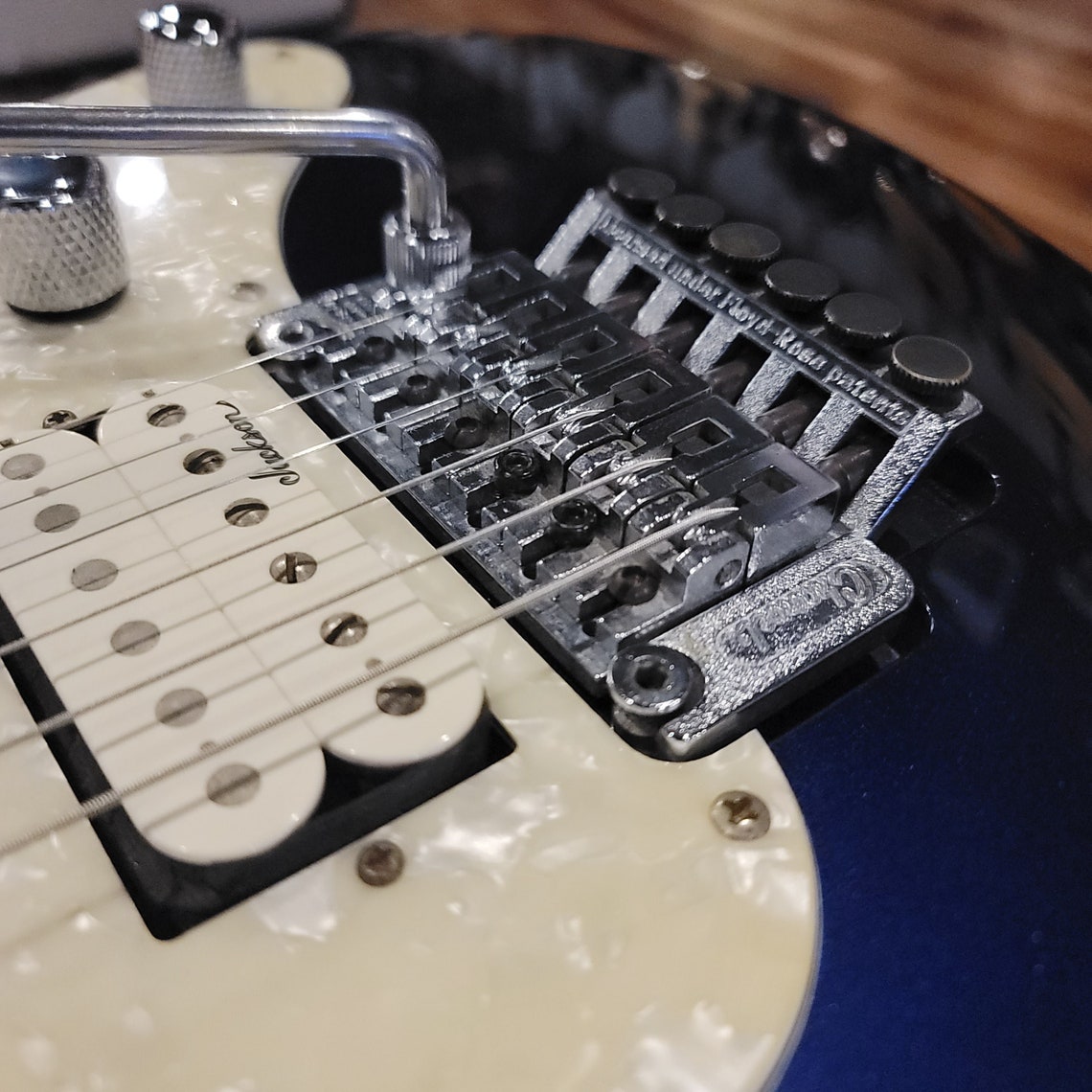 1992 Charvel STX Custom MIJ Japan Floyd Rose jackson HSS Pickups Blue W ...