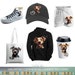 5pc Cartoon Pit Bull Head PNG Bundle Cute Puppy POD Allowed - Etsy