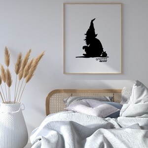 Gnome Silhouette Line Art Svg Bundle, Little Monster Cryptid Clipart ...