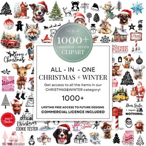 All-in-one Christmas & Winter Bundle, Entire XMAS Category, Lifetime ...