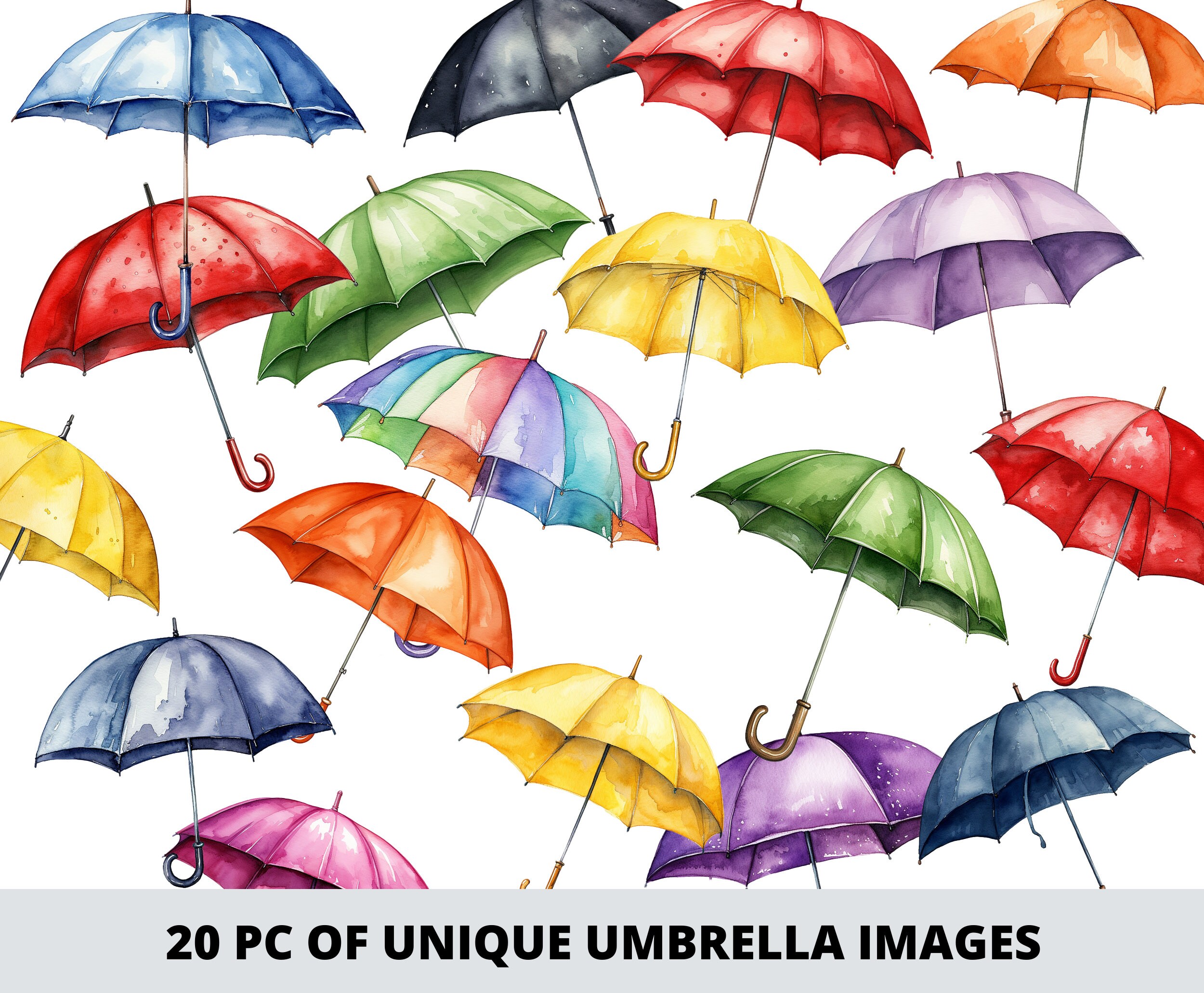 Best Friends Creator Kit With Umbrella, Besties Watercolor PNG Mega ...