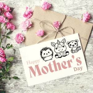 95pc Cute Puffy Animal Doodle SVG Bundle, Cute Woodland Animals, Fluffi ...