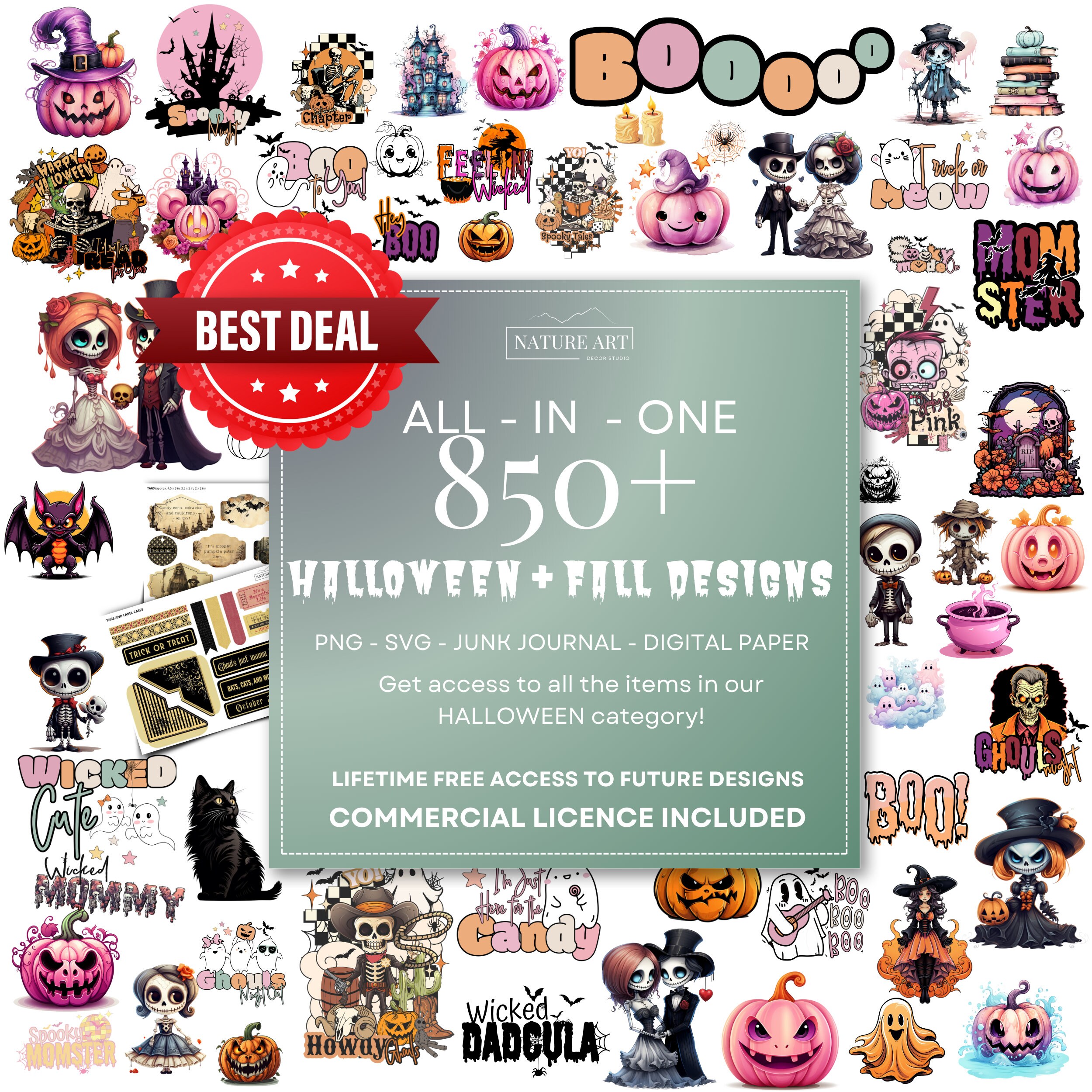 All-in-one Halloween Bundle, Entire Spooky Category, Lifetime Access to ...