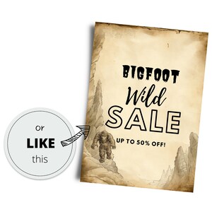 20 Pc Ancient Bigfoot Paper Textures Journal Kit, Vintage Sasquatch ...