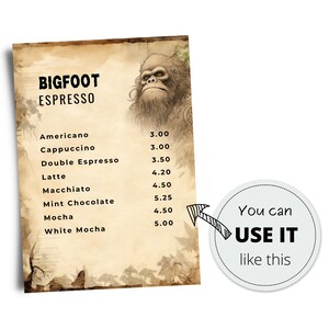 20 Pc Ancient Bigfoot Paper Textures Journal Kit, Vintage Sasquatch ...