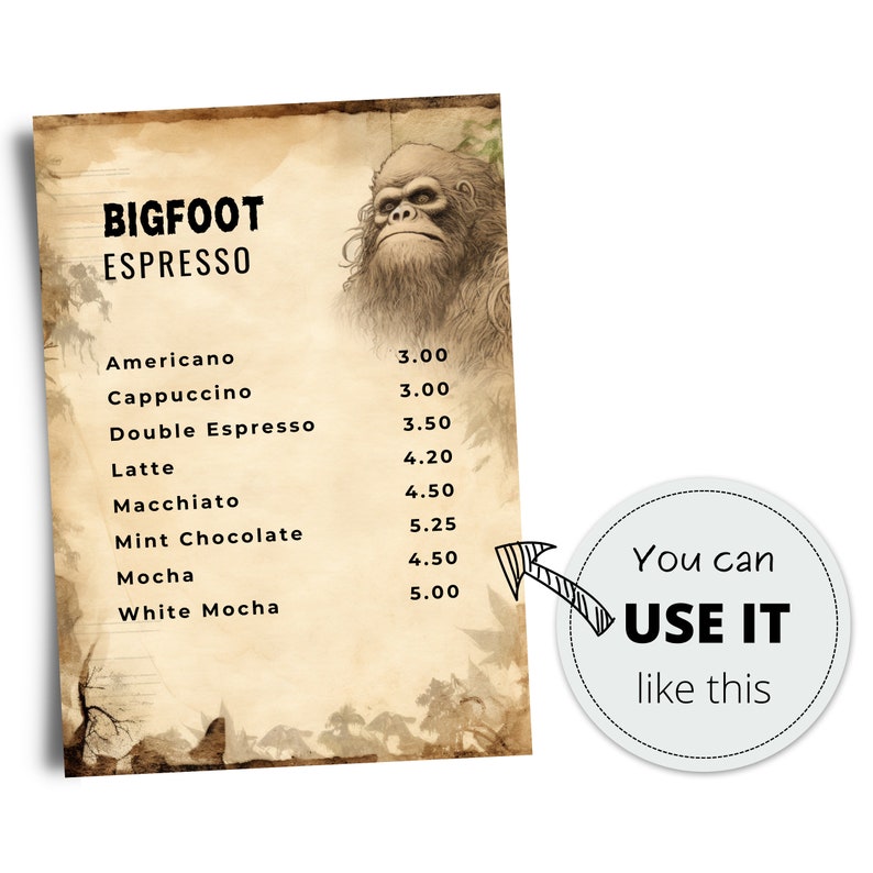 20 Pc Ancient Bigfoot Paper Textures Journal Kit Vintage - Etsy