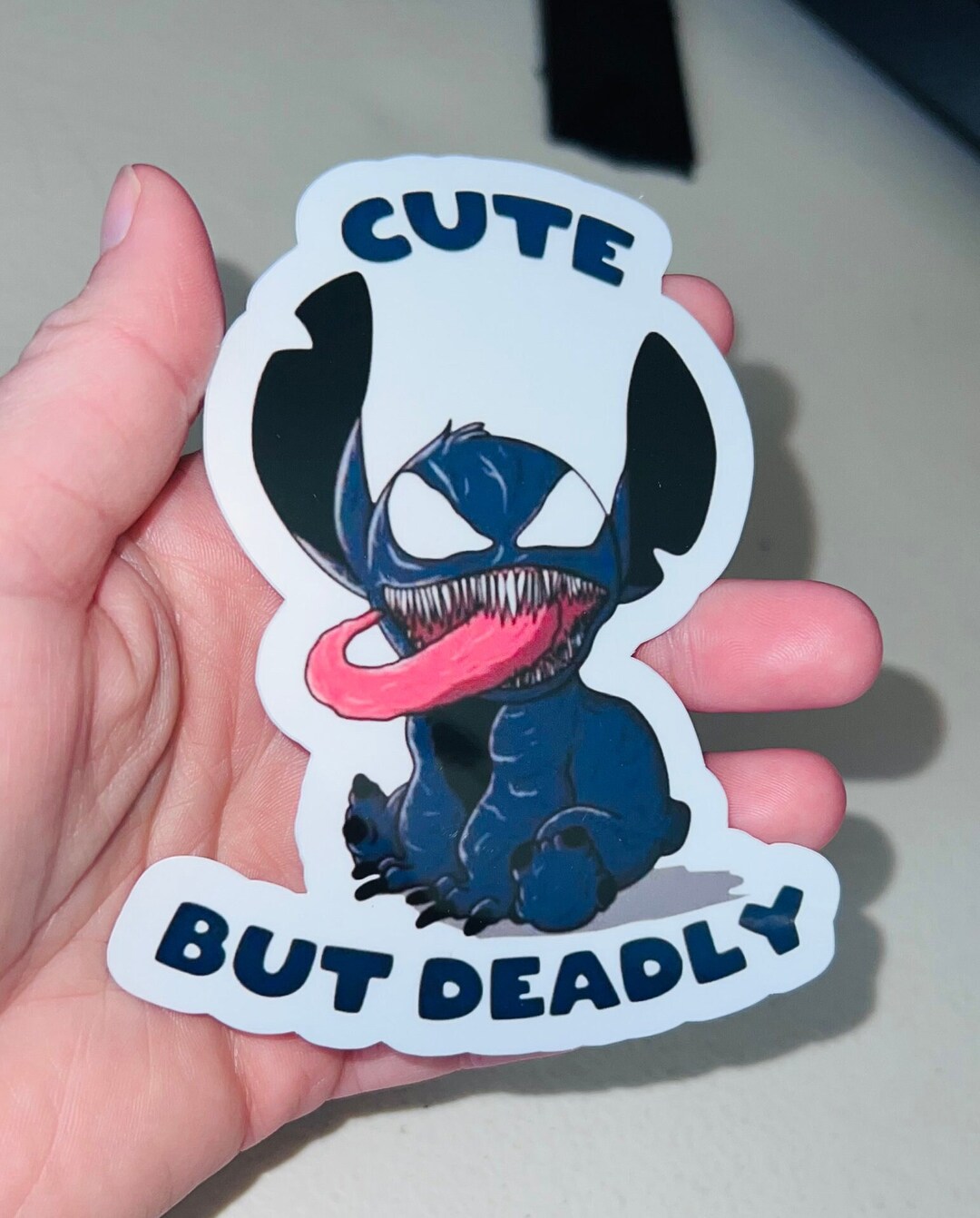Cute but Deadly Sticker - Etsy